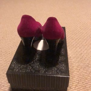 Ann Roth | Shoes | Ann Roth Size 36 Euro Suede Heel In Raspberry Pink ...